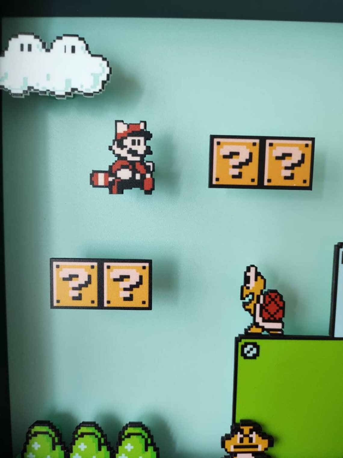 Super Mario 3 3D Model of the Legendary Game Diobox Diorama - Etsy UK