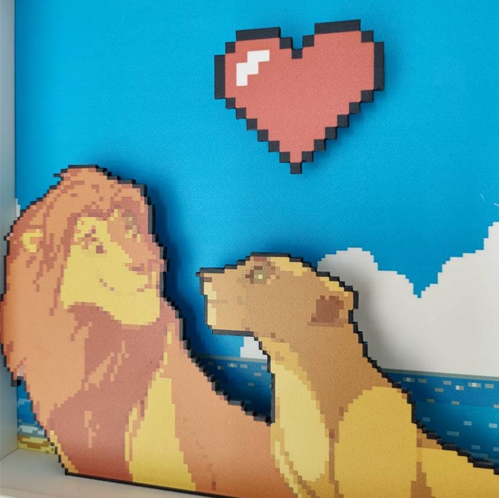 Lion Simba and Nala 3D Model of the Legendary Game Diobox Diorama ...
