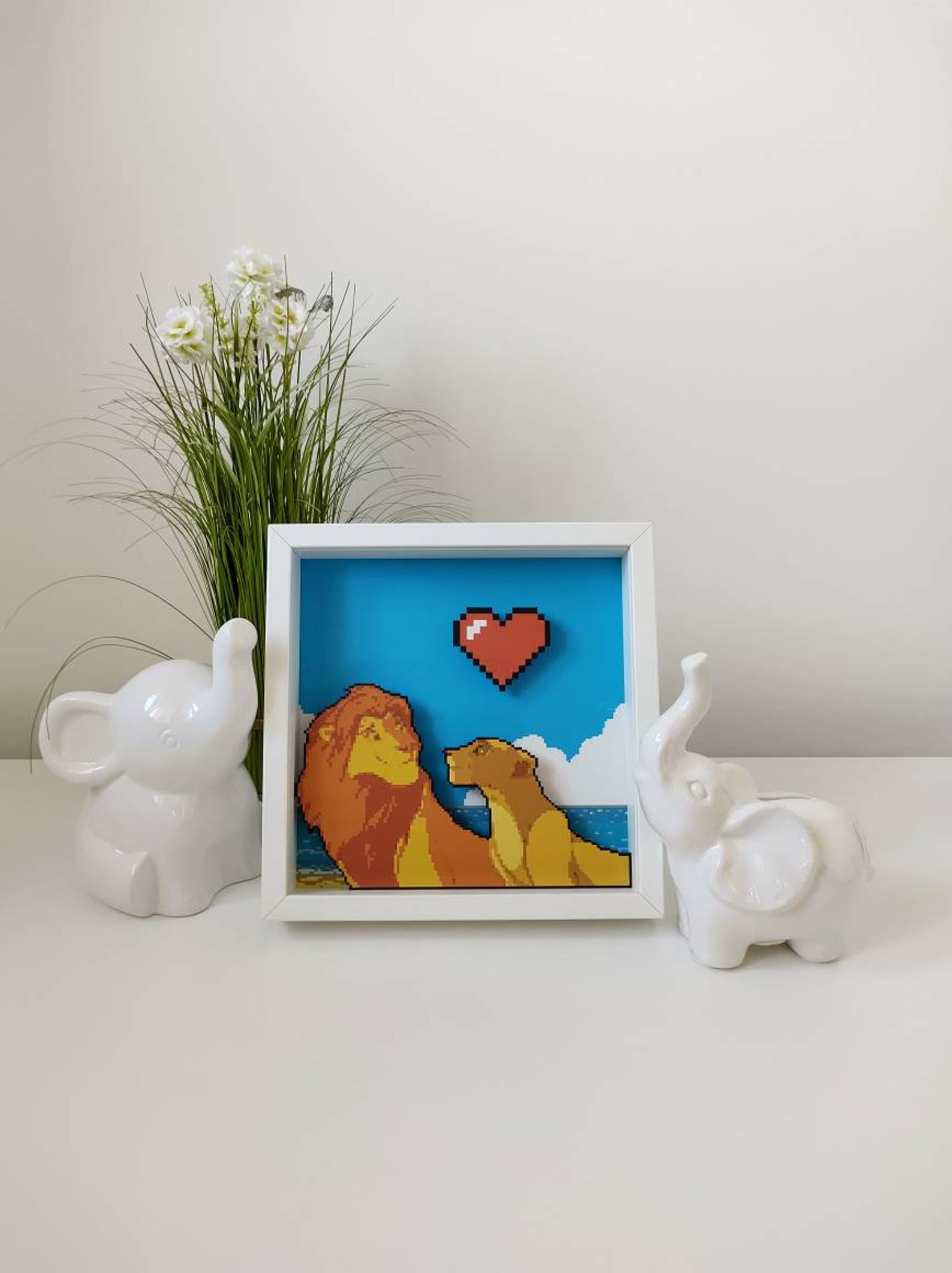 Lion Simba and Nala 3D Model of the Legendary Game Diobox Diorama ...