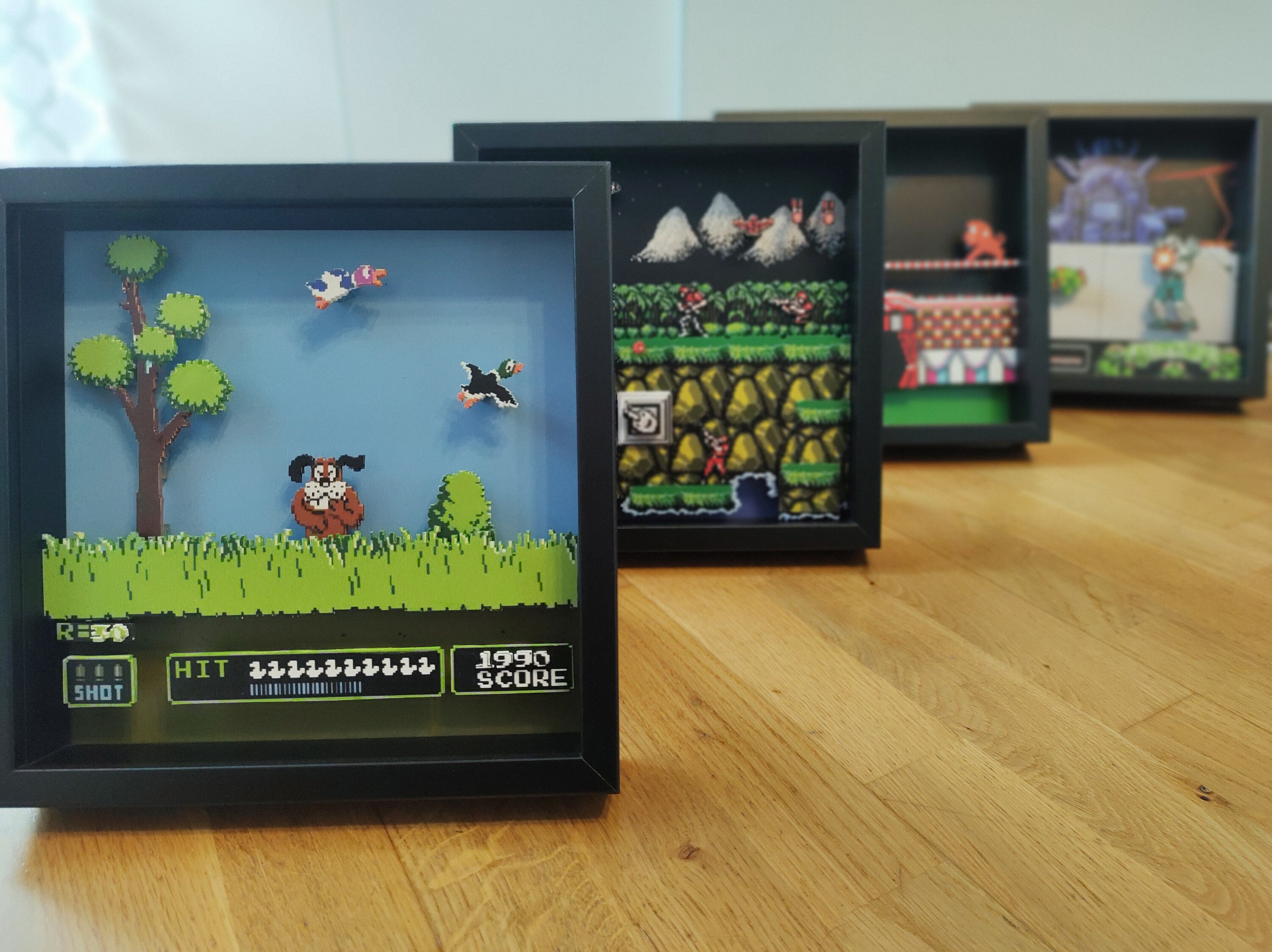 TMNT NES Diorama Shadow Box in Black Frame Best Gift Idea 2023 - Etsy