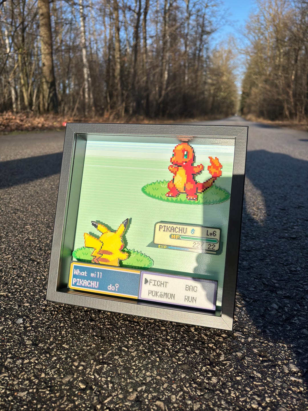 Pokemon Pikachu Vs Charmander 3D Model of the Legendary Game Diobox ...