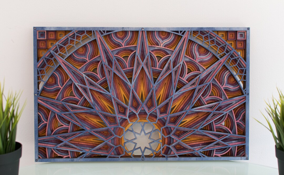 Sun Mandala Wall Art Sunrise High Sun Meditation - Etsy