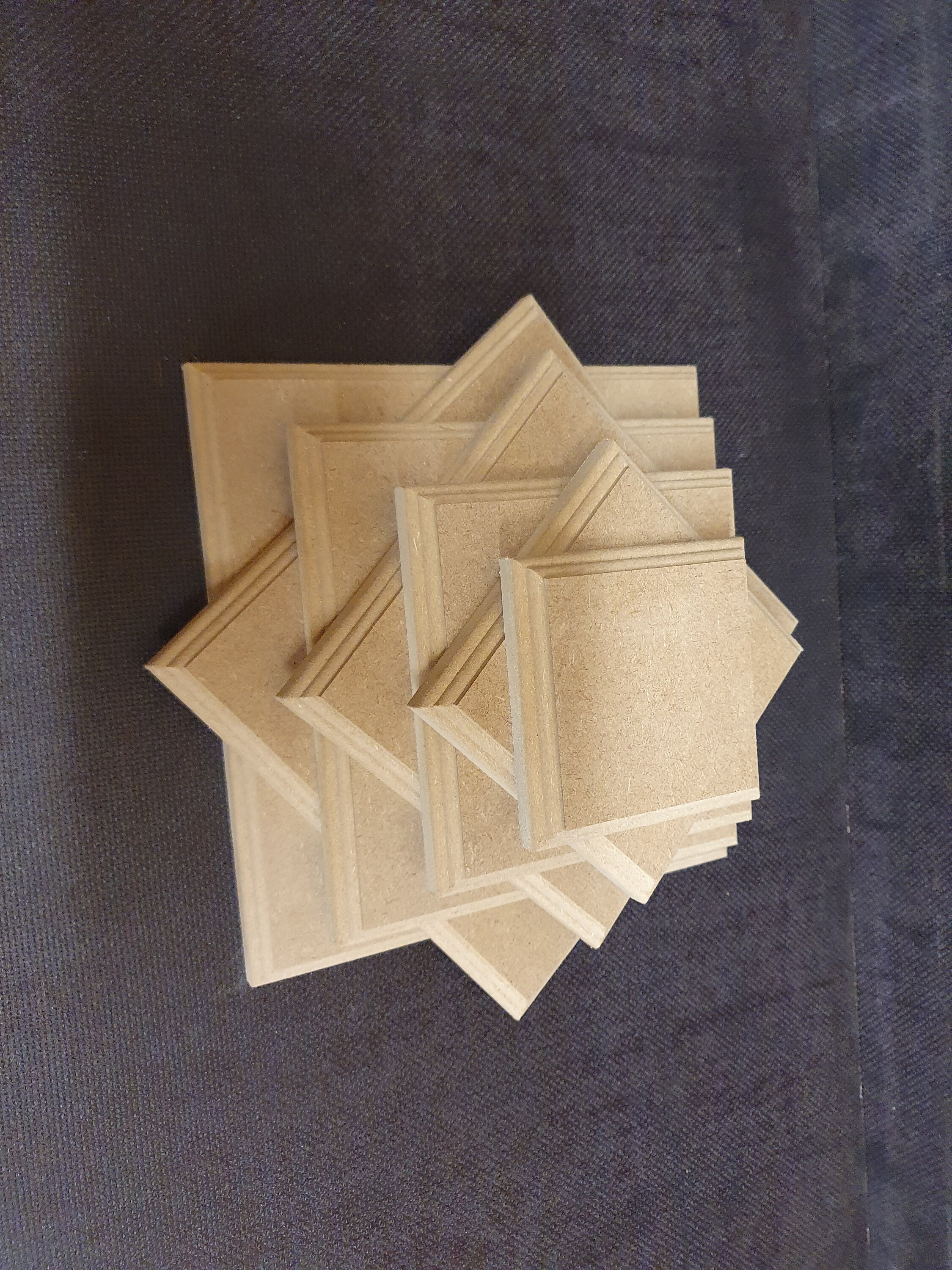 Wooden Plaques Templates Plinth Squares Signs Trophy Display Stand 18mm ...