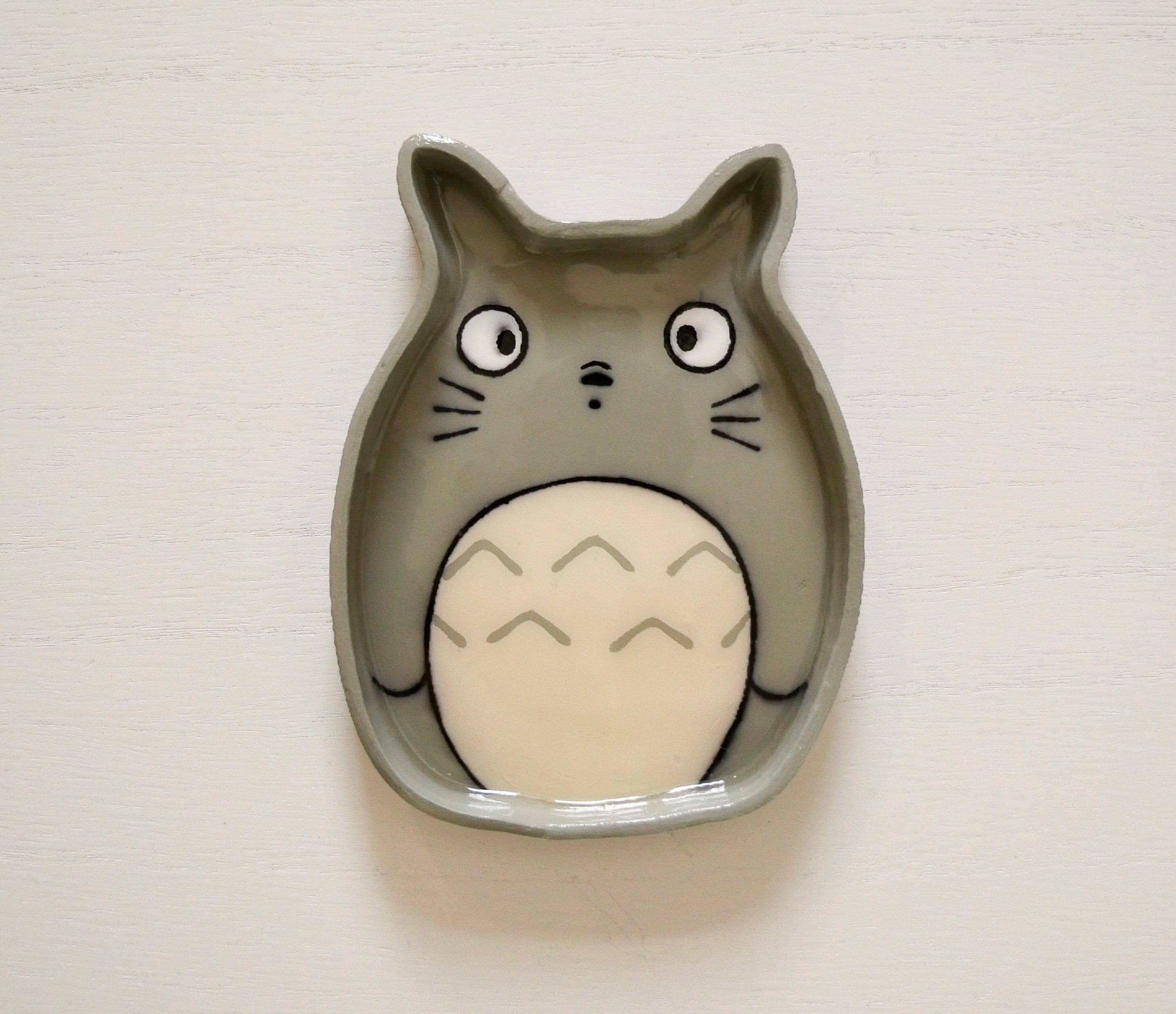 Totoro Clay Trinket Dish - Etsy
