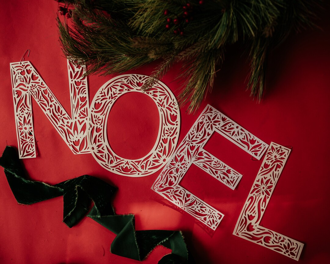 Letter Paper Garland NOEL Holiday Garland Letters - Etsy