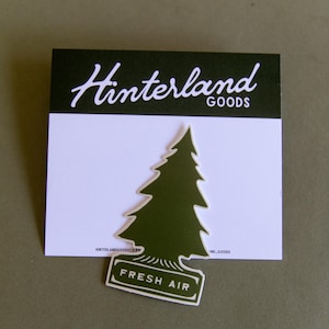 Fresh Air Sticker - Pine Sticker - Pine Air Freshener - Outdoor Sticker ...