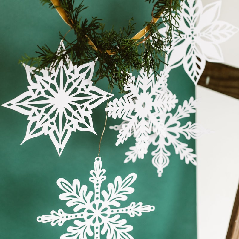 Snowflake Decor - Etsy