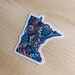 Colorful Minnesota State Sticker: Waterproof Laptop Decal - Etsy