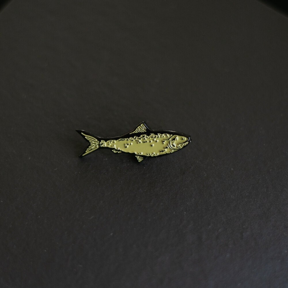 Trout Fish Enamel Pin - Etsy