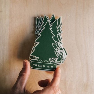Fresh Air Sticker - Pine Sticker - Pine Air Freshener - Outdoor Sticker ...