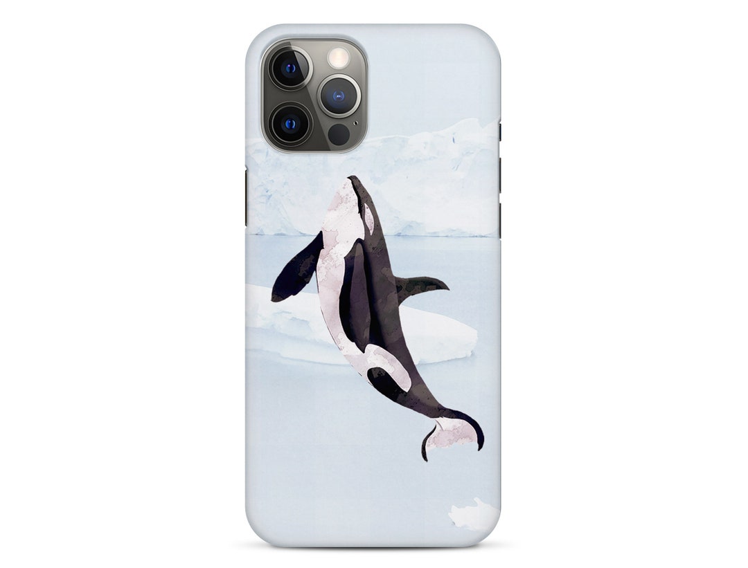 Orca Killer Whale Case for iPhone 13 12 11 Pro Max Xs X XR XS Max SE ...