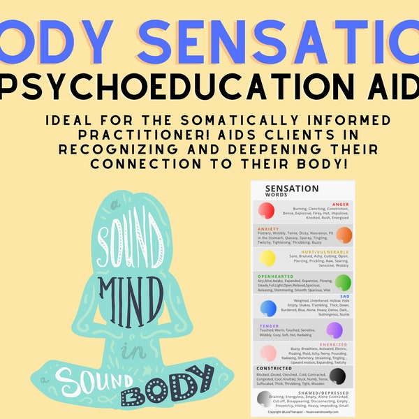 Sensation Chart - Etsy