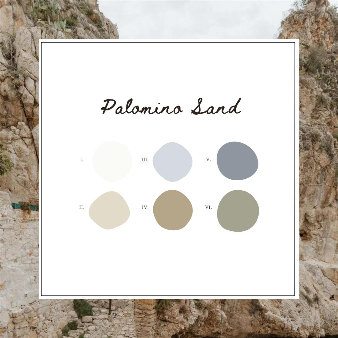 6 Earthy Curated HEX & RGB Color Swatches Soft Neutral for Typography ...