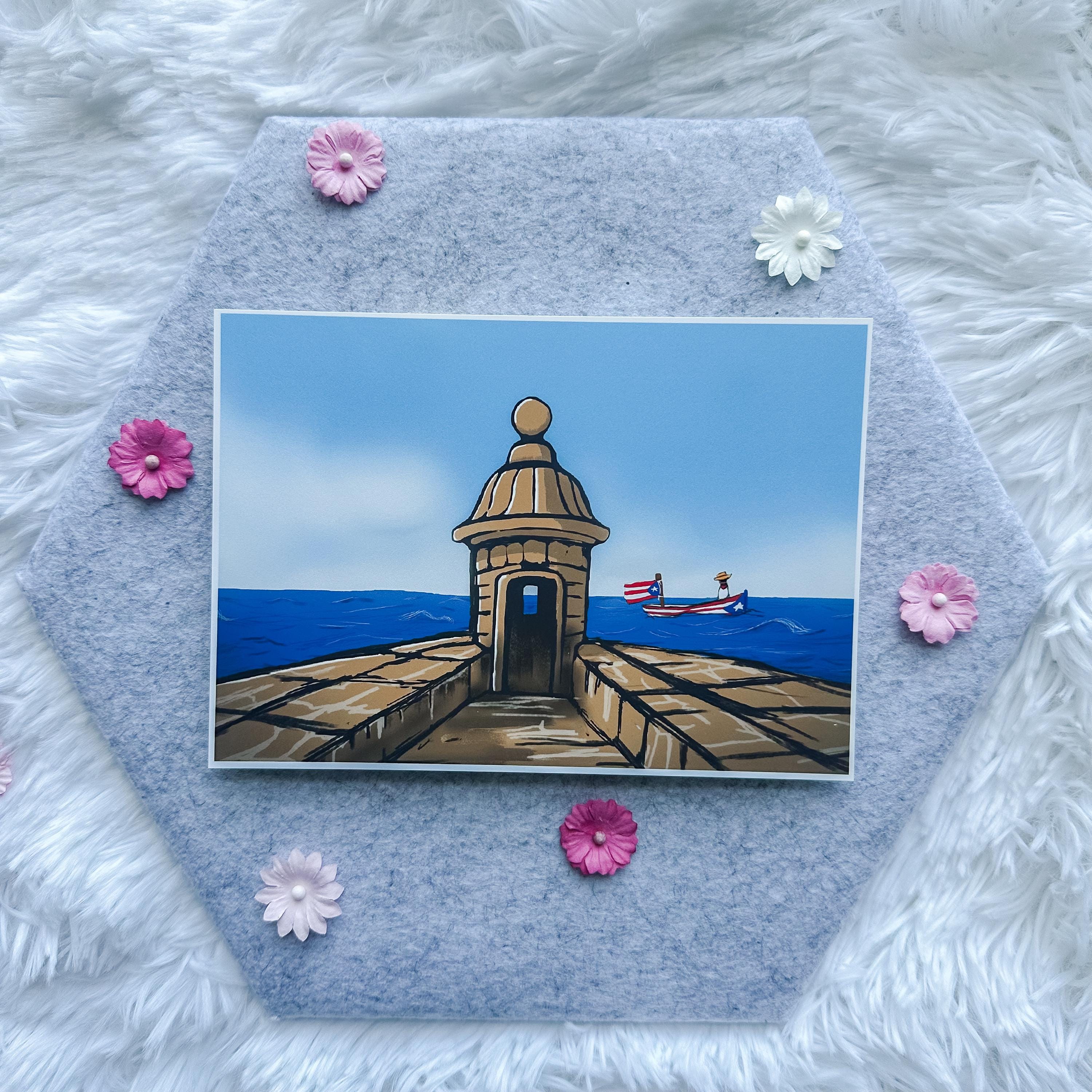 Garita | Puerto Rico | El Viejo San Juan Print | Free Shipping - Etsy