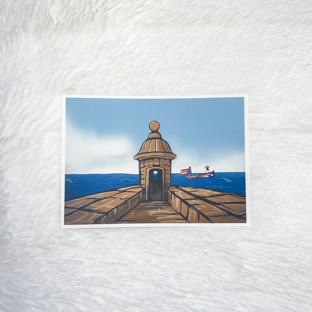 Garita | Puerto Rico | El Viejo San Juan Print | Free Shipping - Etsy
