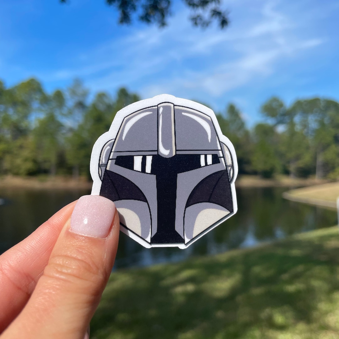 The Mandalorian Inspired Sticker | Waterproof | Free Shipping - Etsy