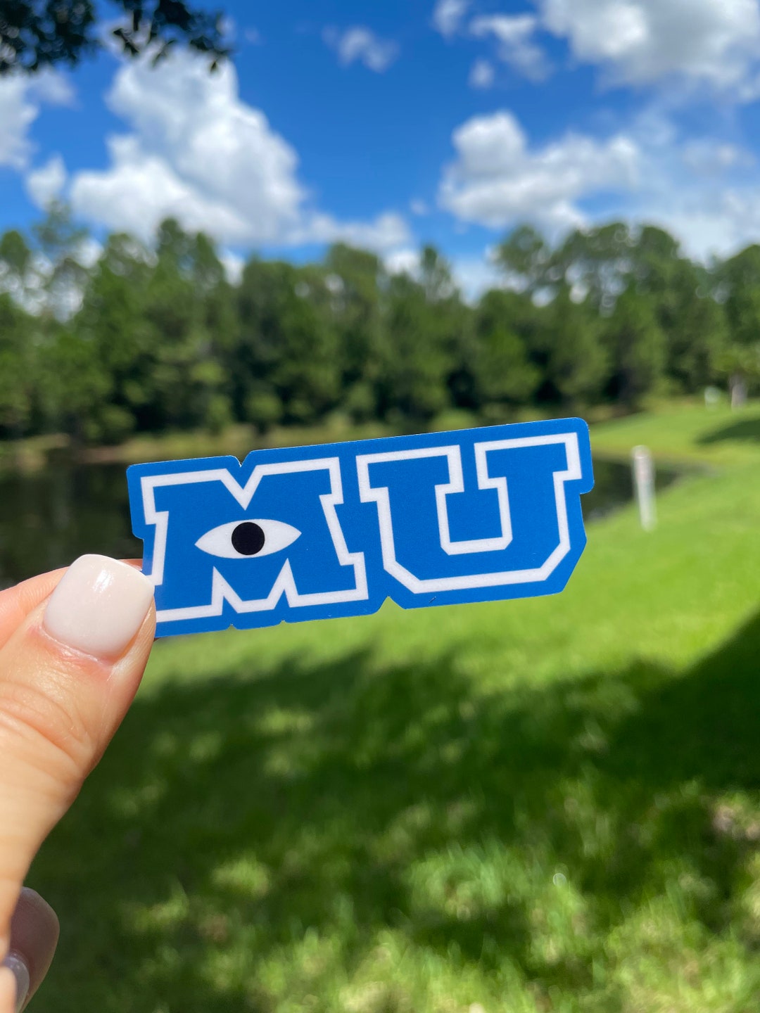 Monster University Sticker | Waterproof | Free Shipping - Etsy