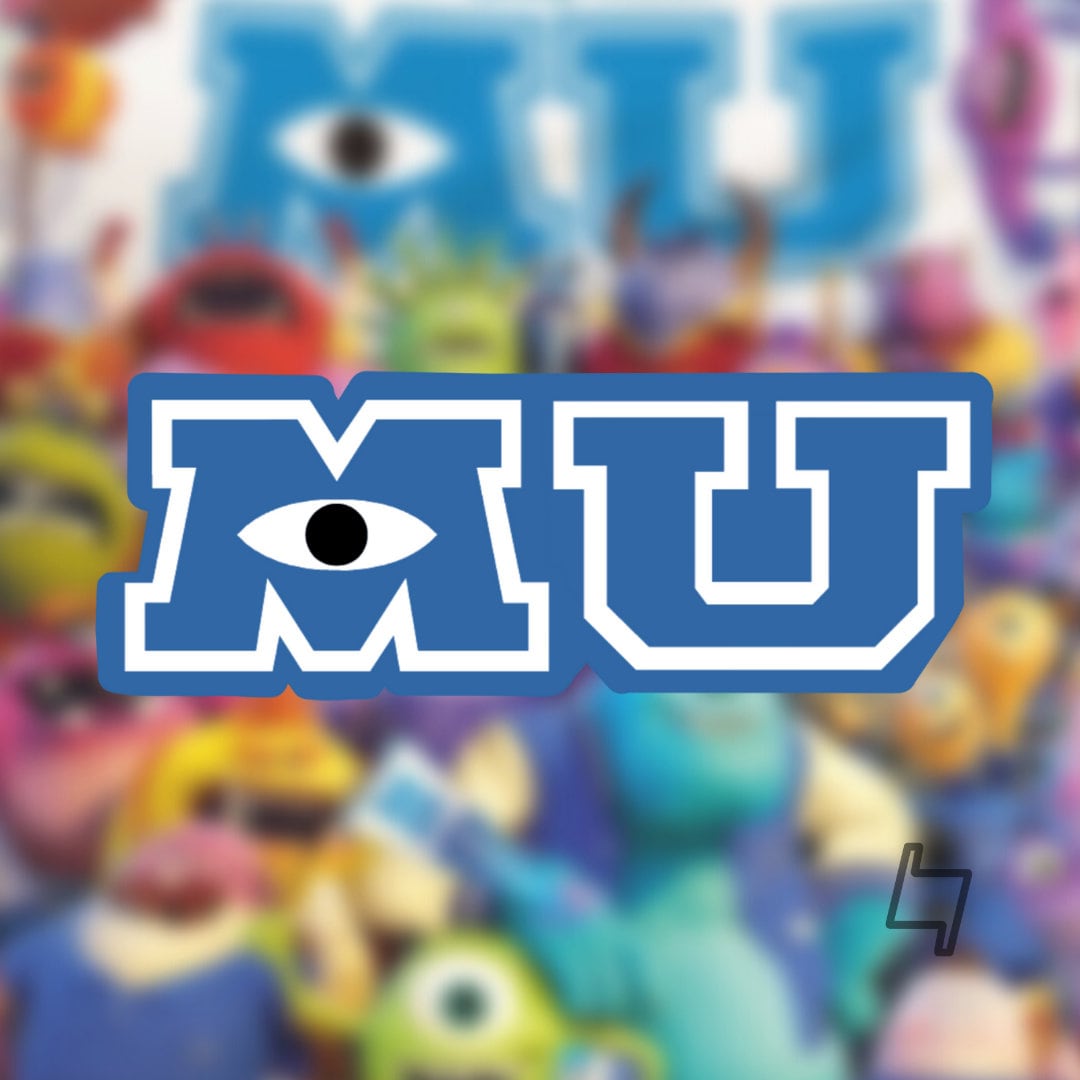 Monster University Sticker | Waterproof | Free Shipping - Etsy