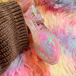 Barbie Butterfly Dream Glitter Glass Pipe Thick Glass Pipe Color ...