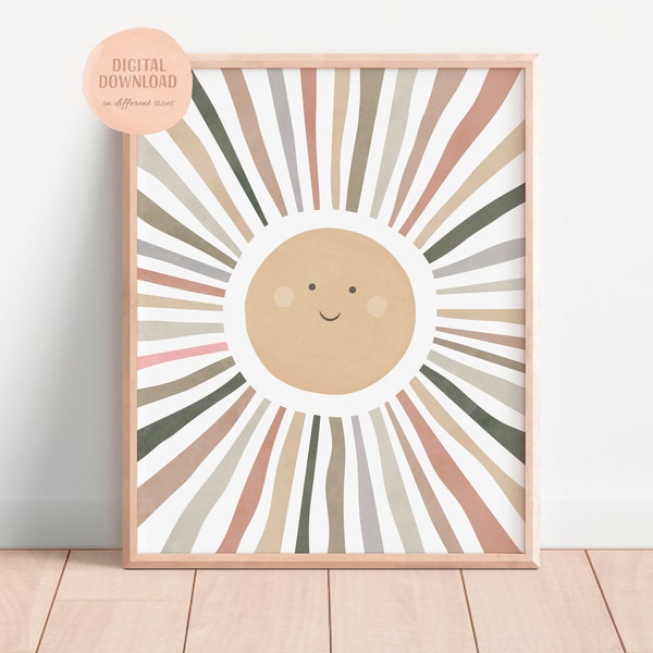 Sun Poster - Etsy