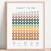 Count to 100 Poster, Educational Poster, Homeschool Decor, Nursery Wall ...