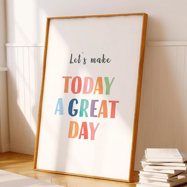 Today is a Great Day - Etsy