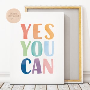 Positive Affirmation, Classroom Decor, Educational Poster, Play Room ...