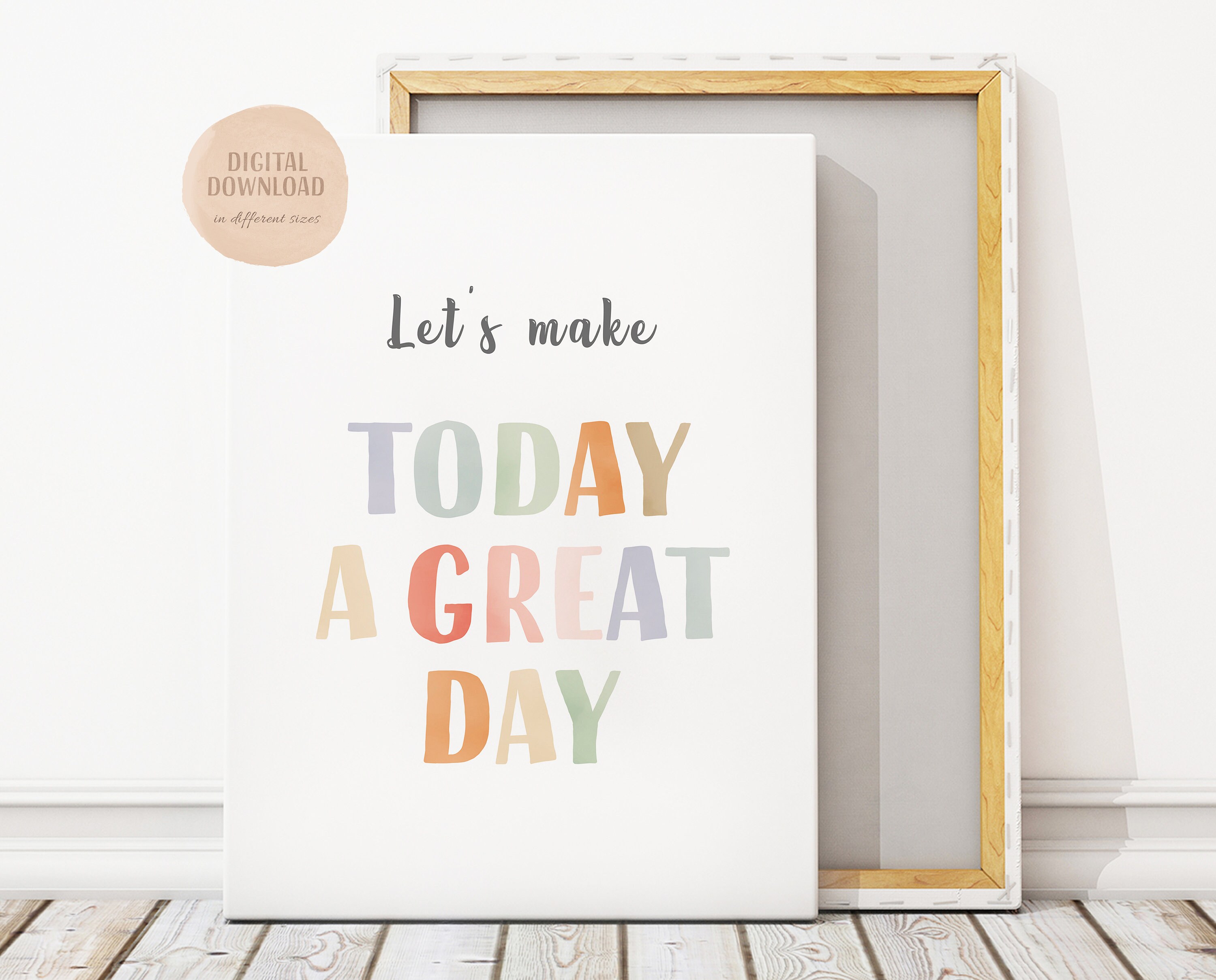 Rainbow Classroom Poster Affirmation Poster Nursery Print - Etsy