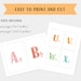 ABC Flash Cards, Educational Cards, A-Z Cards, Learn Abcs, Alphabet ...