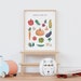Vegetables Educational Print, Classroom Decor, Watercolour Vegetables ...