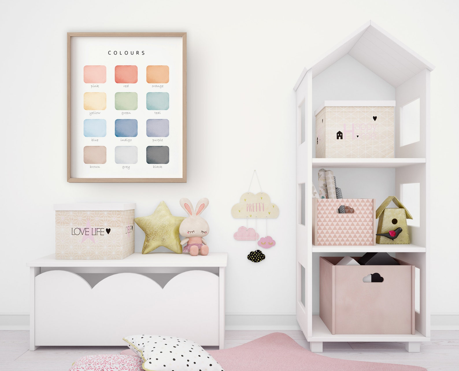 Colors Poster, Educational Poster, Classroom Decor, Montessori ...