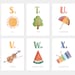 Printable Alphabet Flash Cards, Classroom Decor, Toddlers Preschool ...