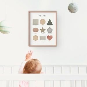 French Educational Poster, French Classroom Printables, Shapes Poster ...