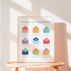 6 Mental Health Posters, Coping Skills, Box Breathing, Counselor Office ...