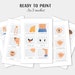 30 Body Parts Cards, Montessori Flashcards, Pre-school Cards, Rainbow ...