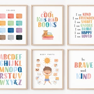 Classroom Decor Bundle Set of 30 Educational Posters - Etsy UK