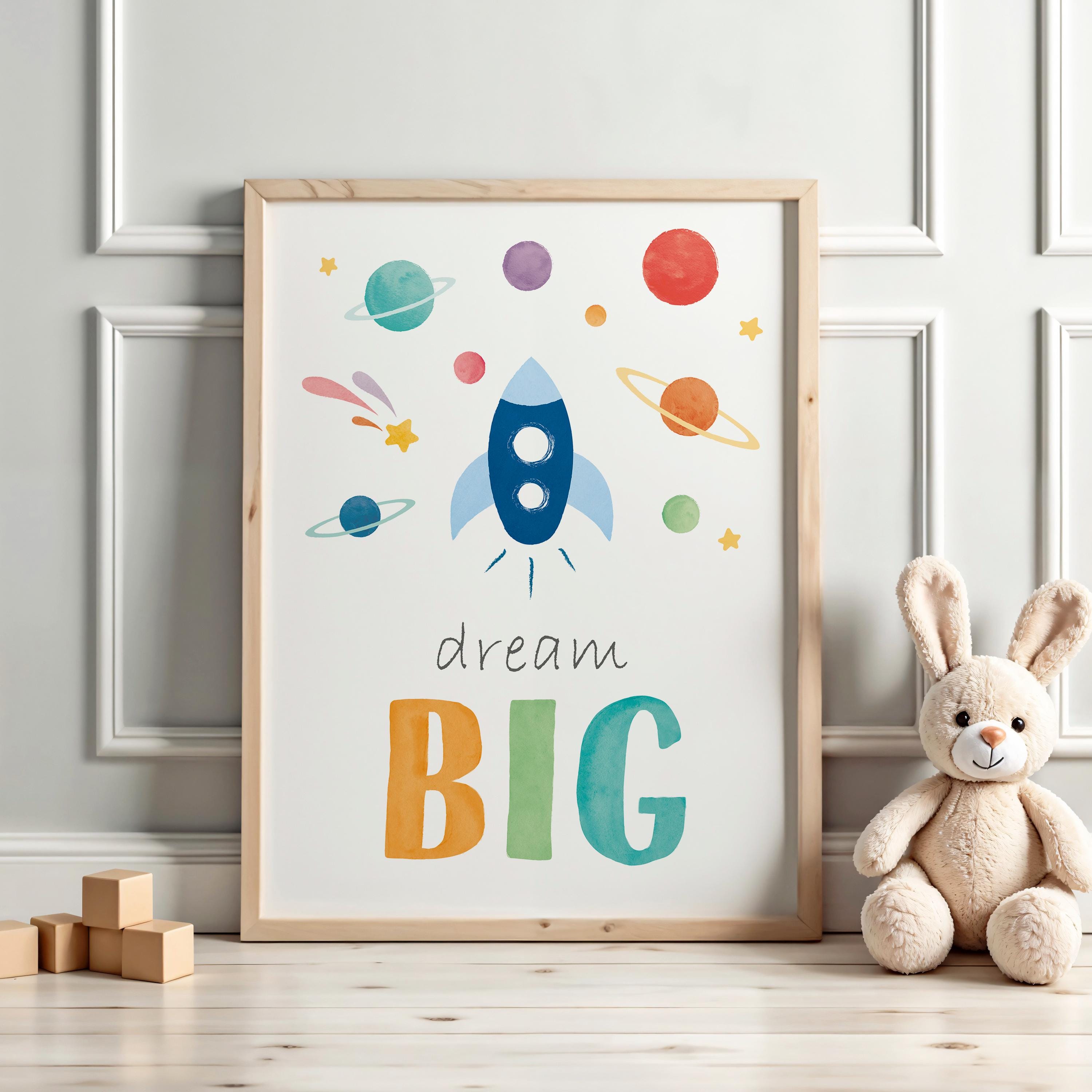 Set of 6 Playroom Posters, Vibrant Sun Poster, Nursery Wall Decor, Baby ...
