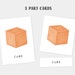 16 3D Shapes Flash Cards Printable, Toddlers Preschool, Geometric Flash ...