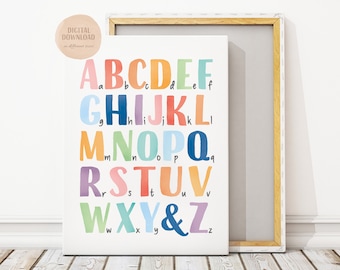 Colorful Bright Alphabet Clipart Letter Clipart Clipart - Etsy Hong Kong