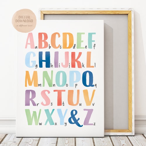 ABC Rainbow Digital Download - Etsy