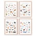 4 Educational Animal Posters, Insects Poster, Farm Animals, Safari ...