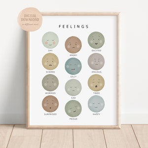 Earth Tones Set of 6 Nursery Posters, Neutral Kids Room Decor, Toddler ...