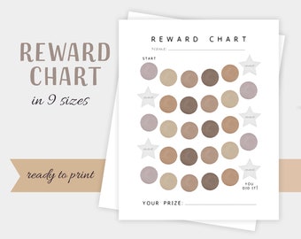 Printable Easter Reward Chart, Reward Chart, Toddler Reward Chart ...