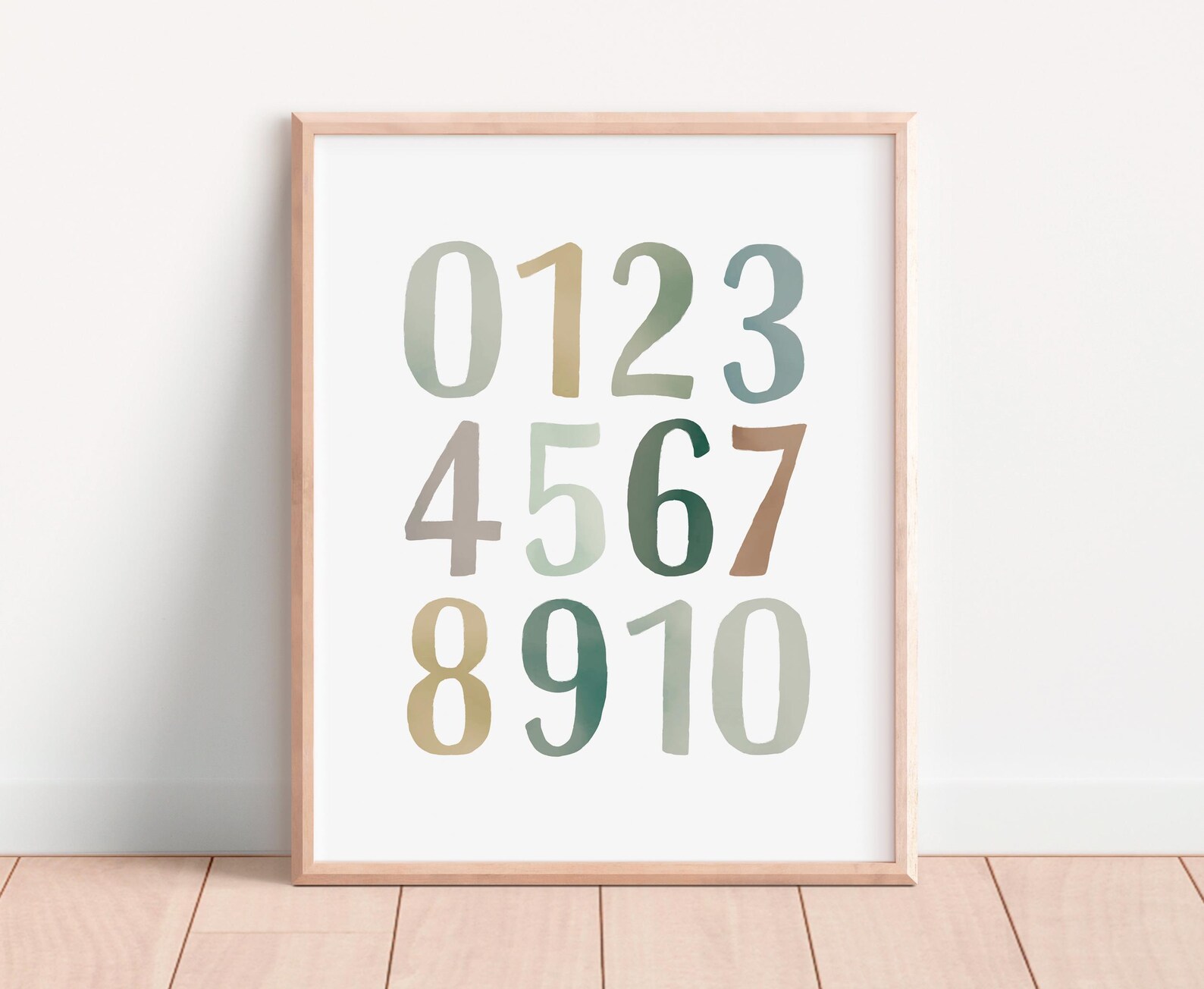 Boho Nursery Posters: Alphabet, Numbers, Shapes (digital Download) - Etsy