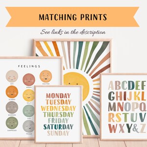 Count to 100 Poster, Educational Poster, Homeschool Decor, Nursery Wall ...