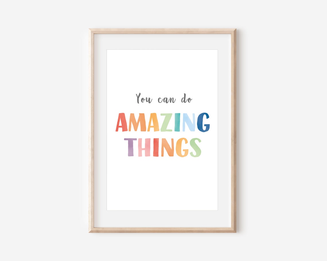 Classroom Poster, Positive Classroom Art, Growth Mindset, Printable ...