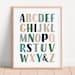 Alphabet Poster, ABC Poster, Educational Posters, ABC Print, Classroom ...