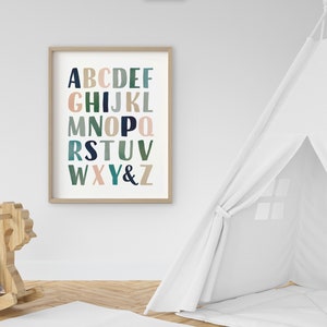 Alphabet Poster, ABC Poster, Educational Posters, ABC Print, Classroom ...