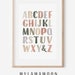 Neutral Alphabet Poster, Watercolour Alphabet, ABC Print, Nursery ...