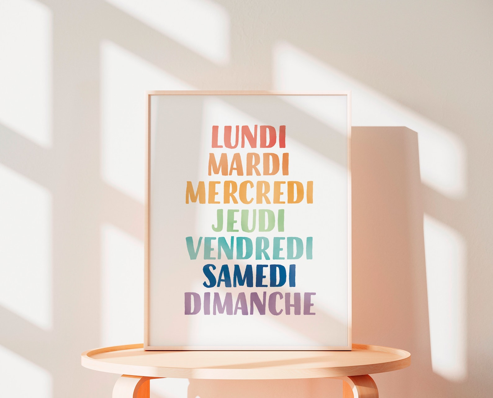 French Educational Poster, French Classroom Printables, Days of the ...